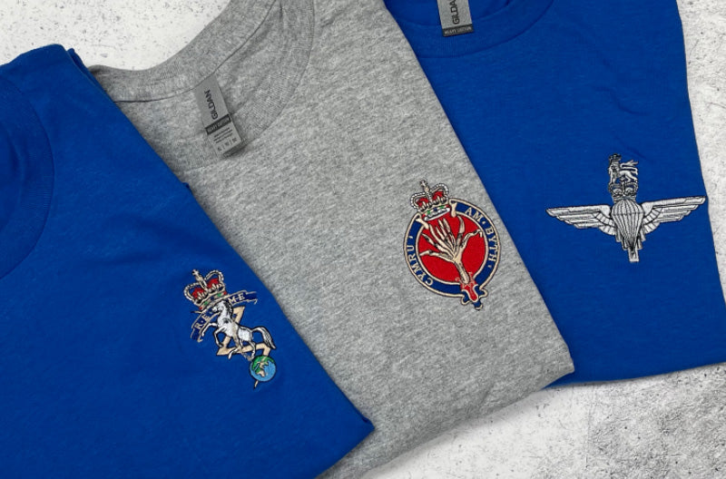 Forces Embroidered T-Shirts