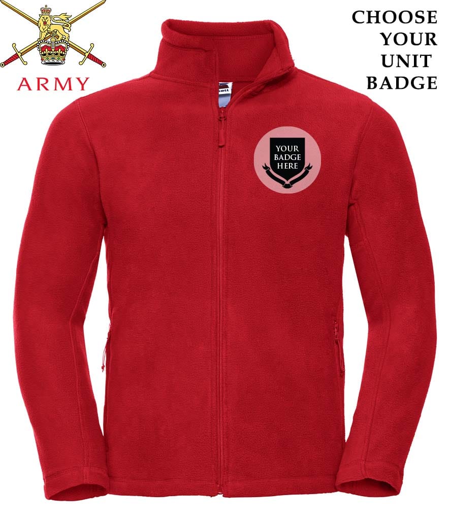 BRITISH ARMY UNITS Outdoor Fleece Jacket