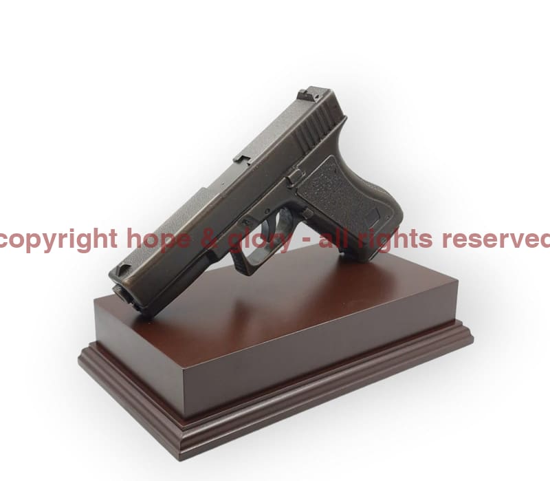 Glock Pistol Cold Cast Bronze Presentation