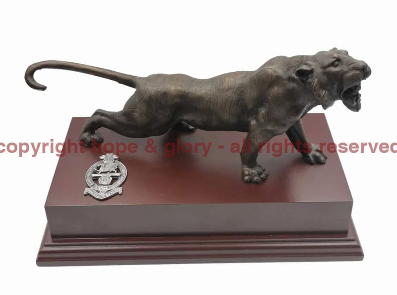 The Tiger Regimental Cold Cast Bronze Statue